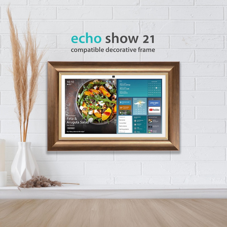 Bronz Frame for Echo Show, Decorative Bezel - Etsy