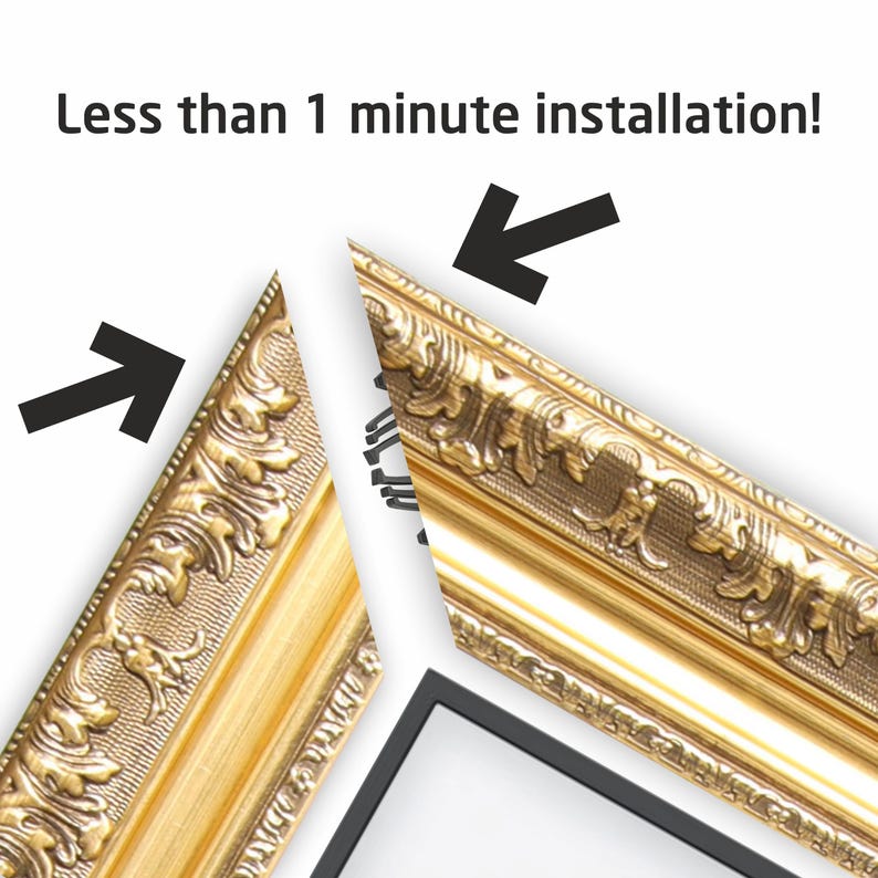 Rustic Gold Frame for Echo Show, Decorative Bezel - Etsy