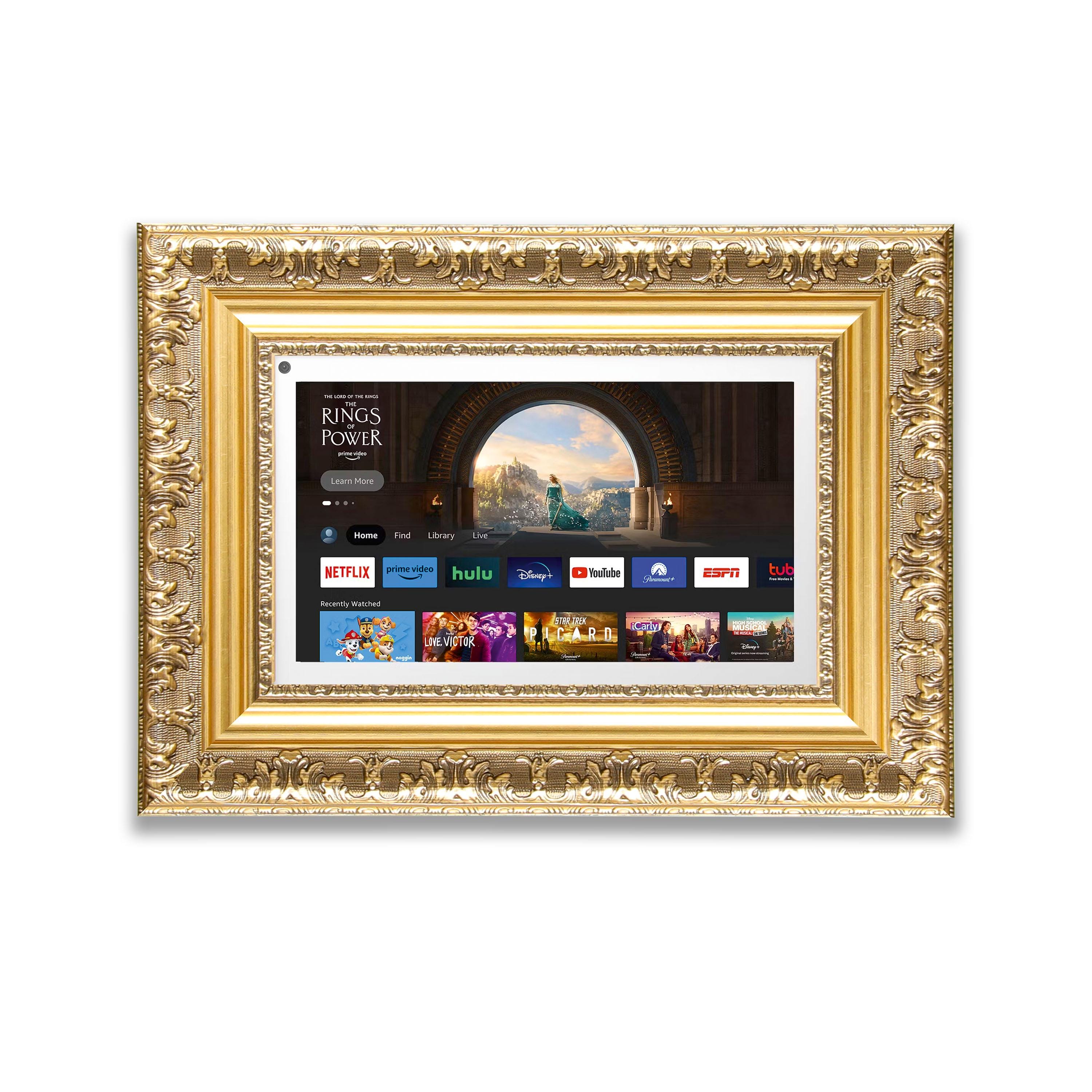 Rustic Gold Frame for Echo Show, Decorative Bezel - Etsy