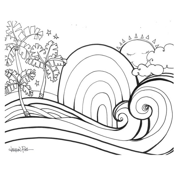 Aloha Coloring Pages