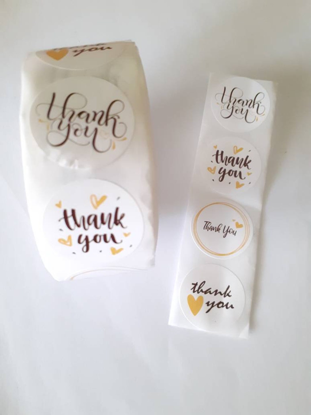 12 Self-adhesive Labels, 25 Mm Adhesive, English Message, Gift Wrapping ...