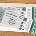 Concert Ticket Party Invitation Printable Design Service for Teen Music ...