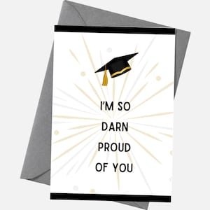 Card for Graduate Printable Card for High School College Graduation ...