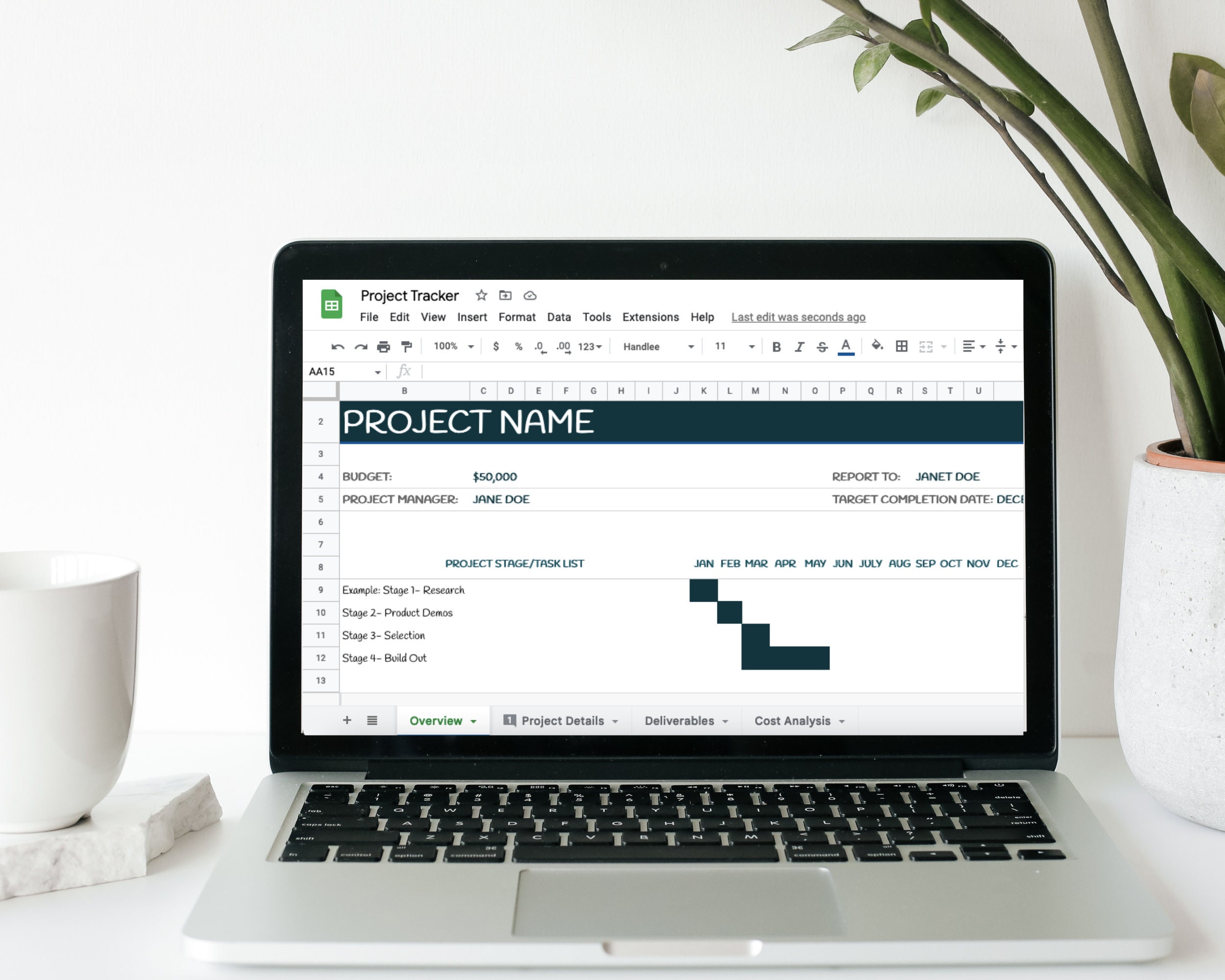 Small Business Project Planner / Includes Overview, Project Details ...