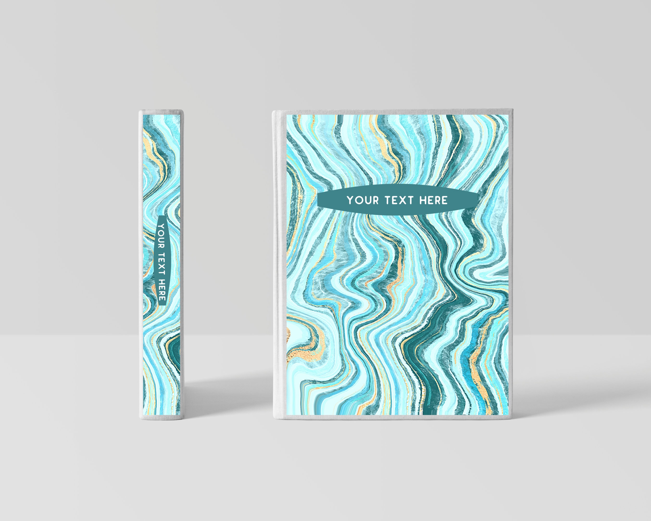 Printable Binder Covers Use With Canva to Customize Geode Nature ...