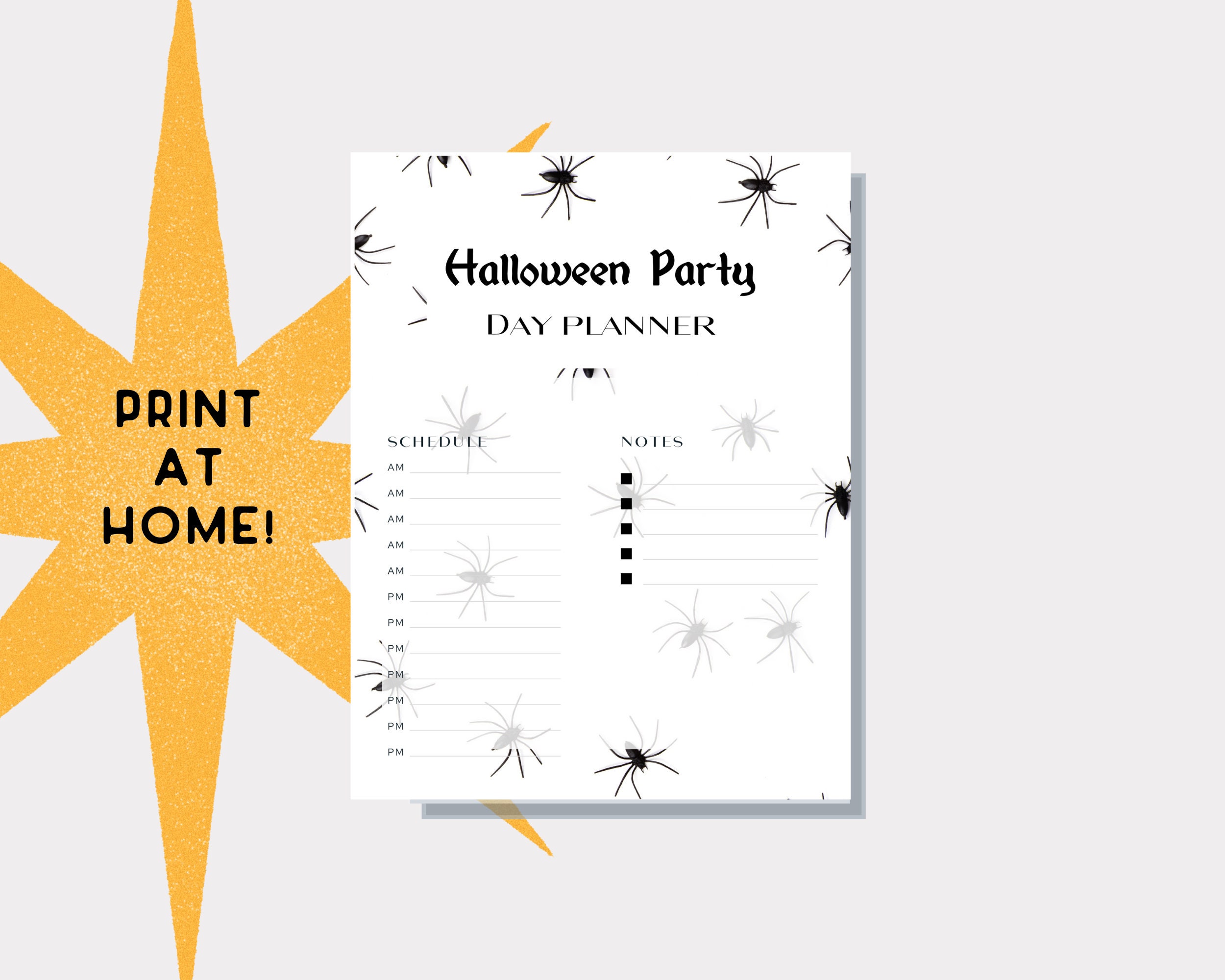 Halloween Digital Planner / Printable Halloween Planner- Includes ...