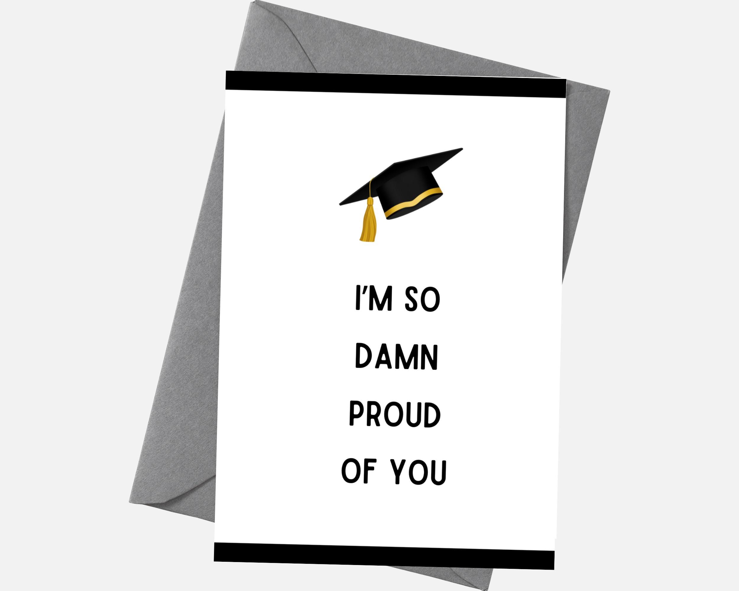 Graduation Card for High School College Printable Digital Download Card ...