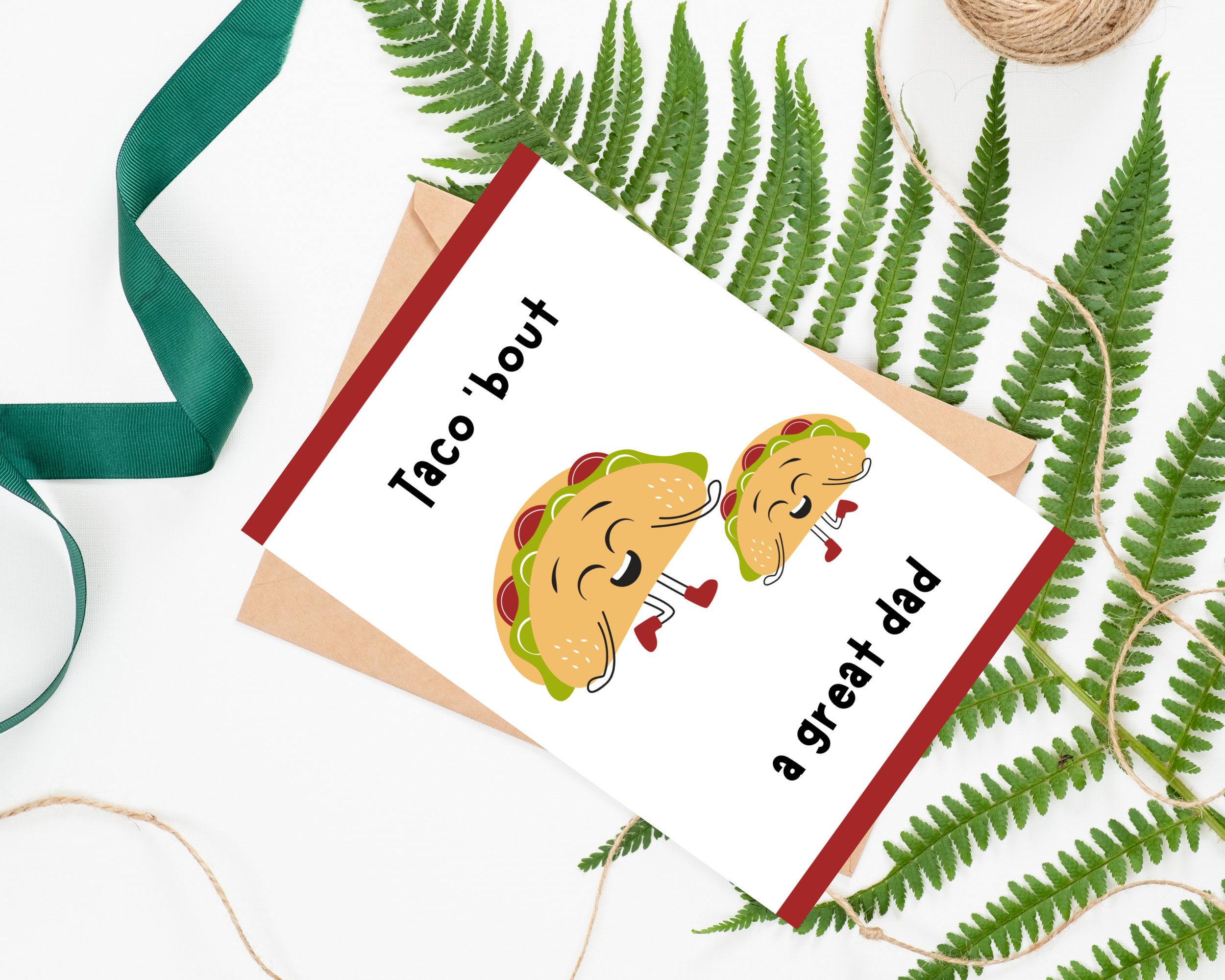 Father's Day Card Printable Digital Download Print at Home Father's Day ...