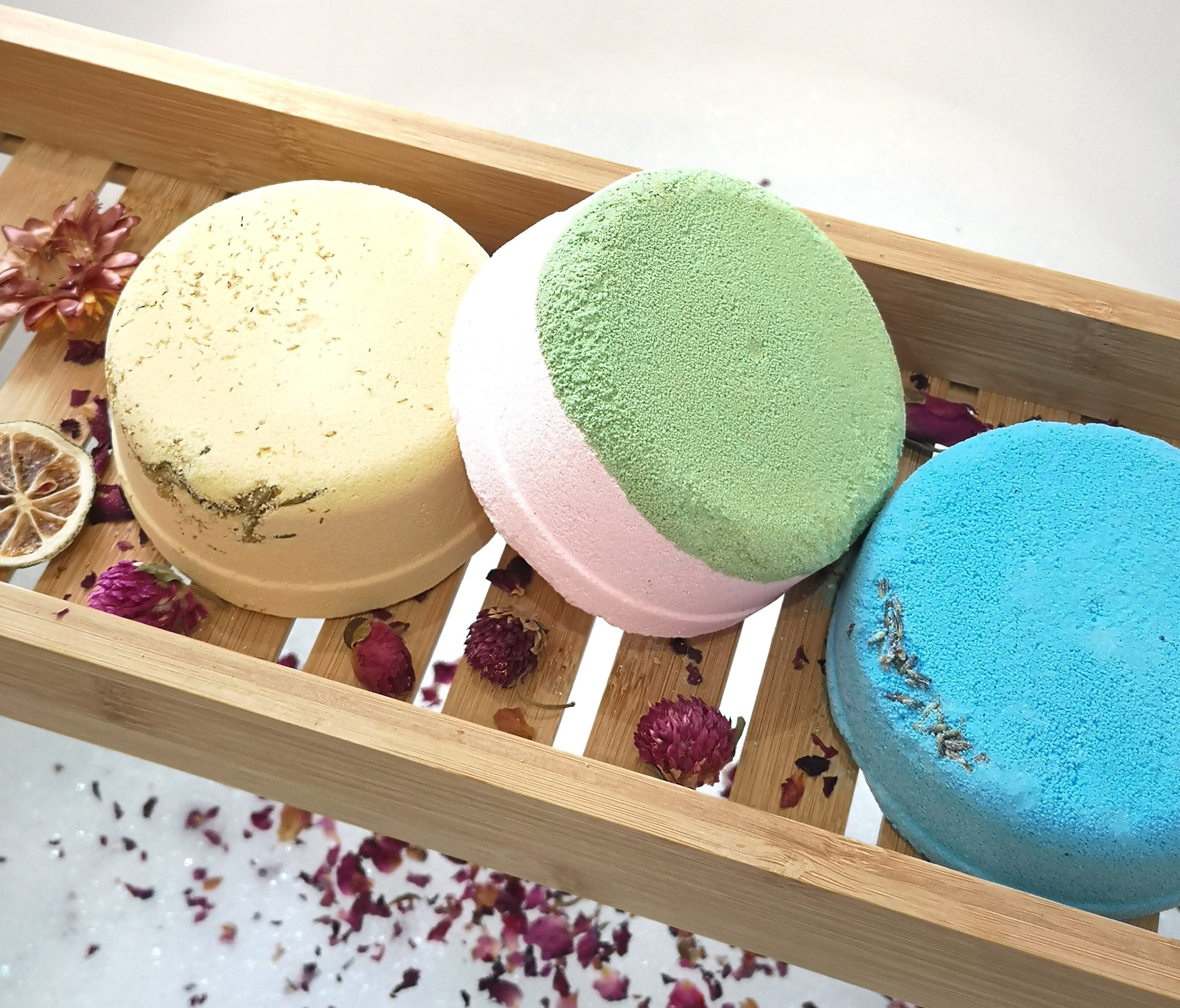 Magnificent Floral Fizz Set of 3 200g Natural Bath | Etsy