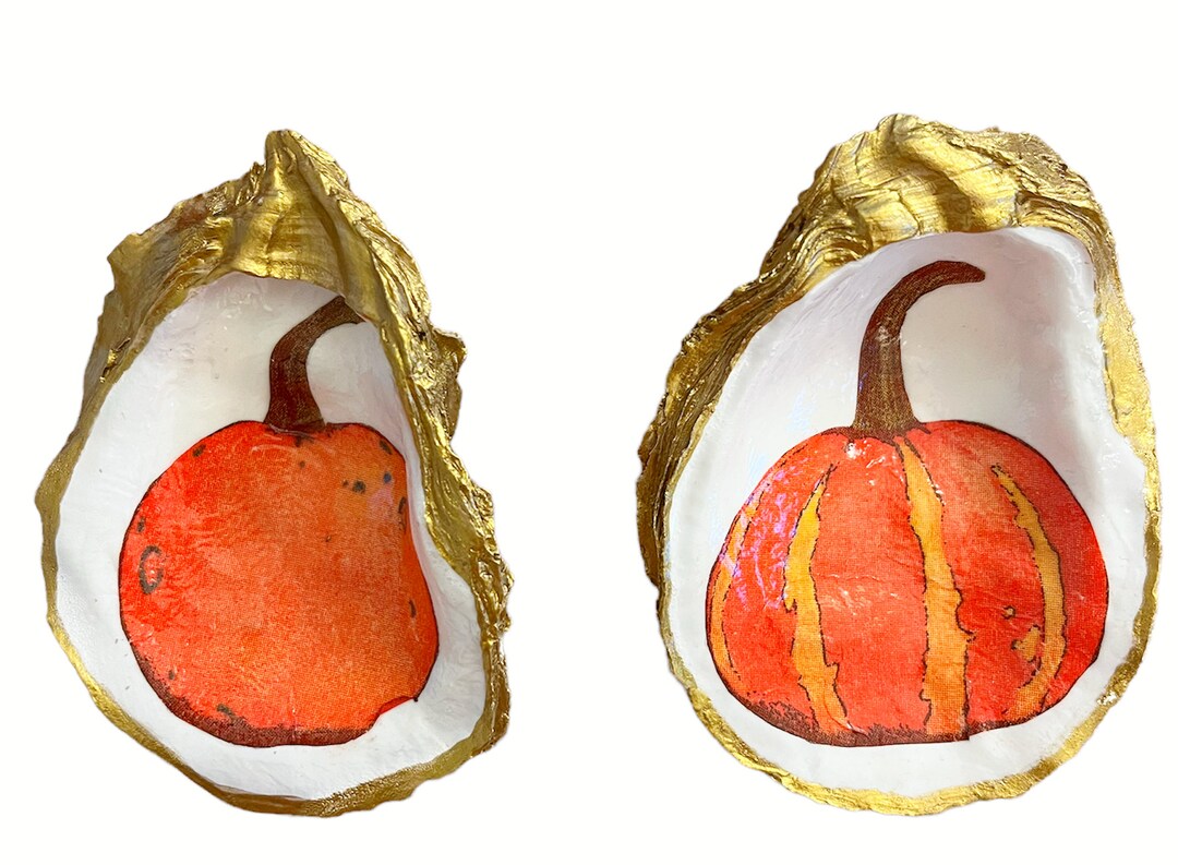 Oyster Shell Fall|autumn Dish Pumpkins|thanksgiving Oyster Dish ...