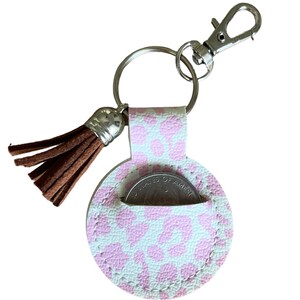 Faux Leather Coin Holder Keychain, Tassel Quarter Keeper - Etsy