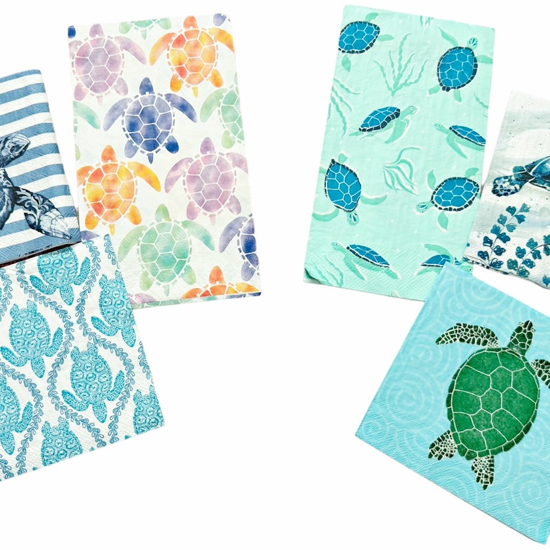 Turtle Napkins - Etsy