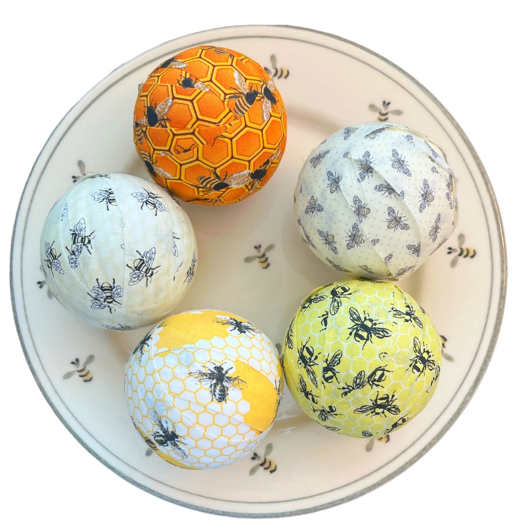 Rag Ball Bowl Fillers Bees Rag Ball Bowl Fillers Decorator Rag Balls ...