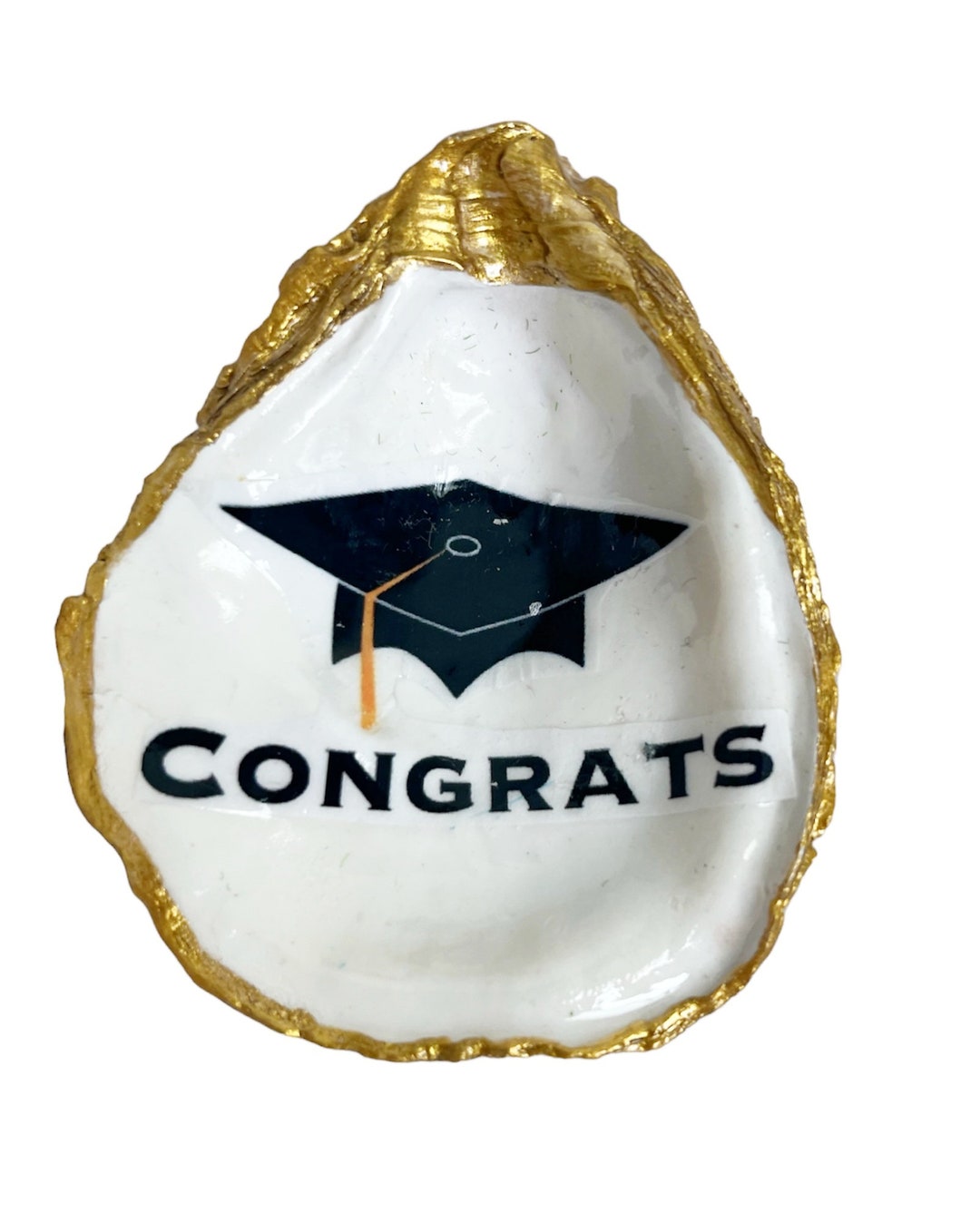 Oyster Shell Ring Dish Graduation Ring Dish Seashell Jewelry Holder ...