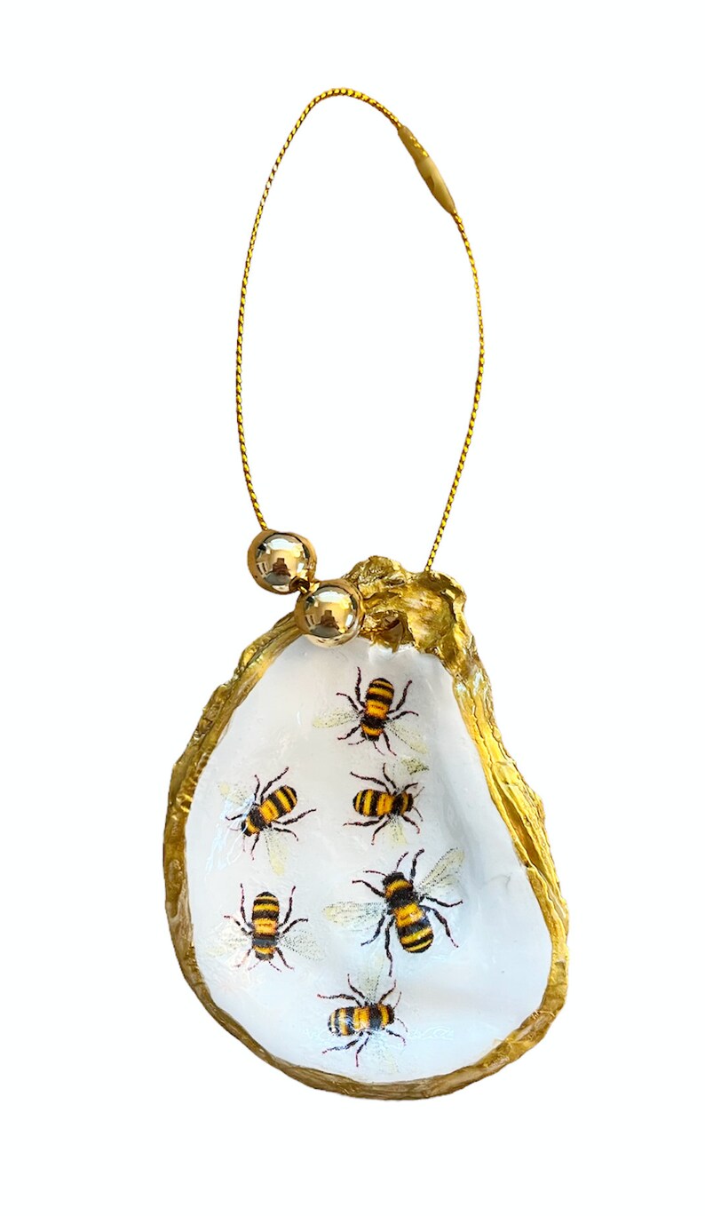 Oyster Shell Christmas Ornament Bees Christmas Ornament - Etsy Oyster Shell Christmas Ornament Bees Christmas Ornament - Etsy