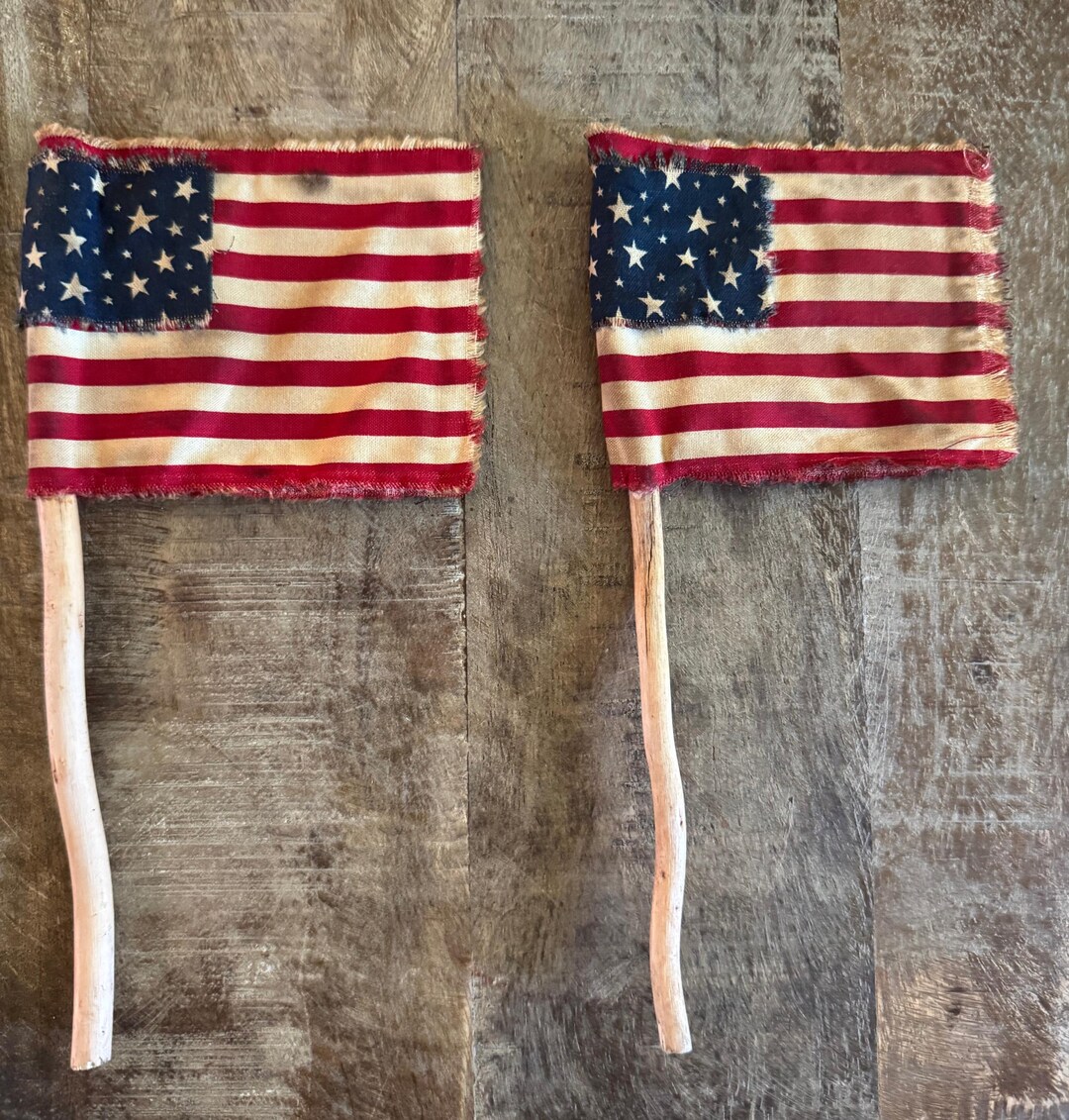 Flag Patriotic Primitive /classic Flags 4th of July/memorial Day ...