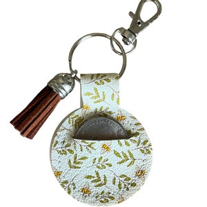 Coin Fob Coin Holder Quarter Keeper Tassel Key Chain Gift Ready to Ship ...
