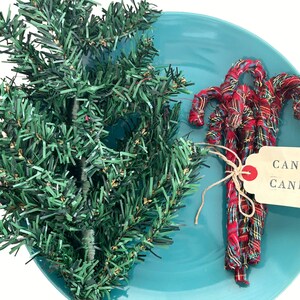 Primitive Candy Canes Homespun Primitive Candy Canes Coffee Stained ...