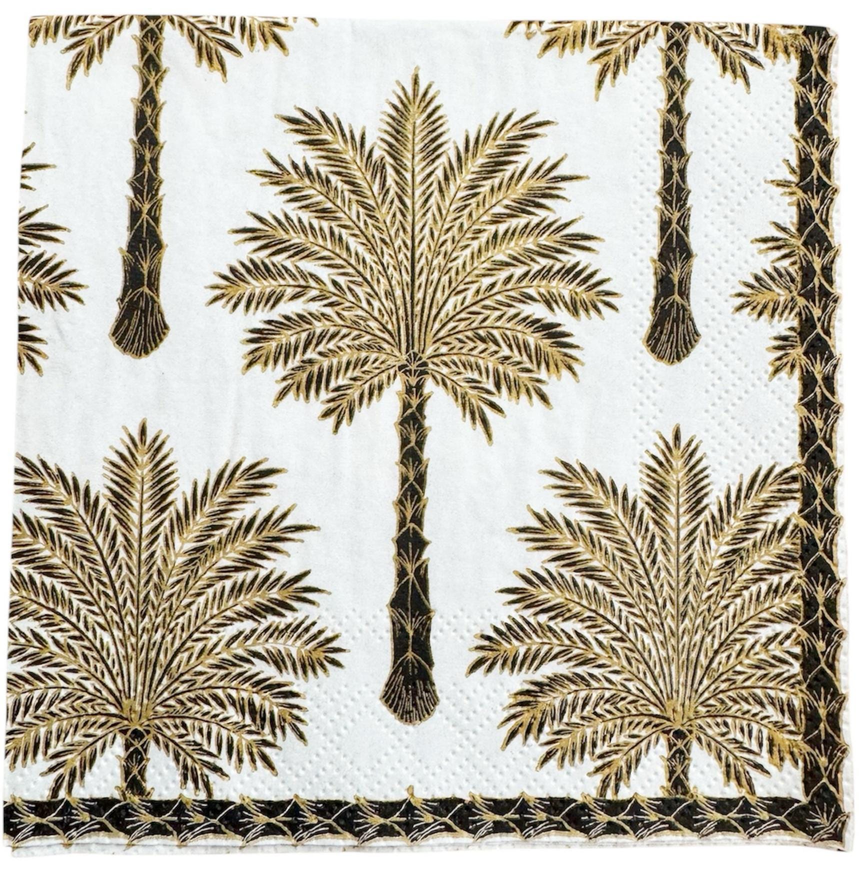 Decoupage Paper Napkin Palm Trees Ephemera Scrapbooking Card Making ...