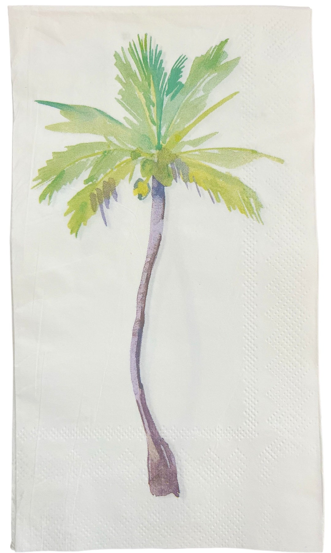 Decoupage Paper Napkin Palm Tree Ephemera Scrapbooking Card Making ...