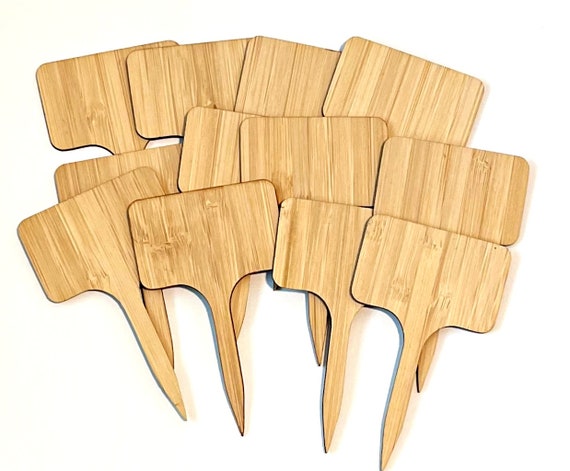 Wooden Label Signs Blank Wooden Plant Label Signs Food Signs - Etsy