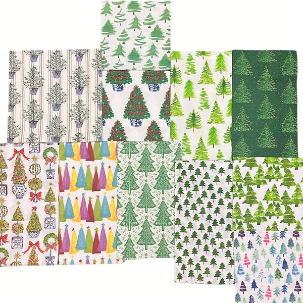 Christmas Napkin Bundle - Etsy