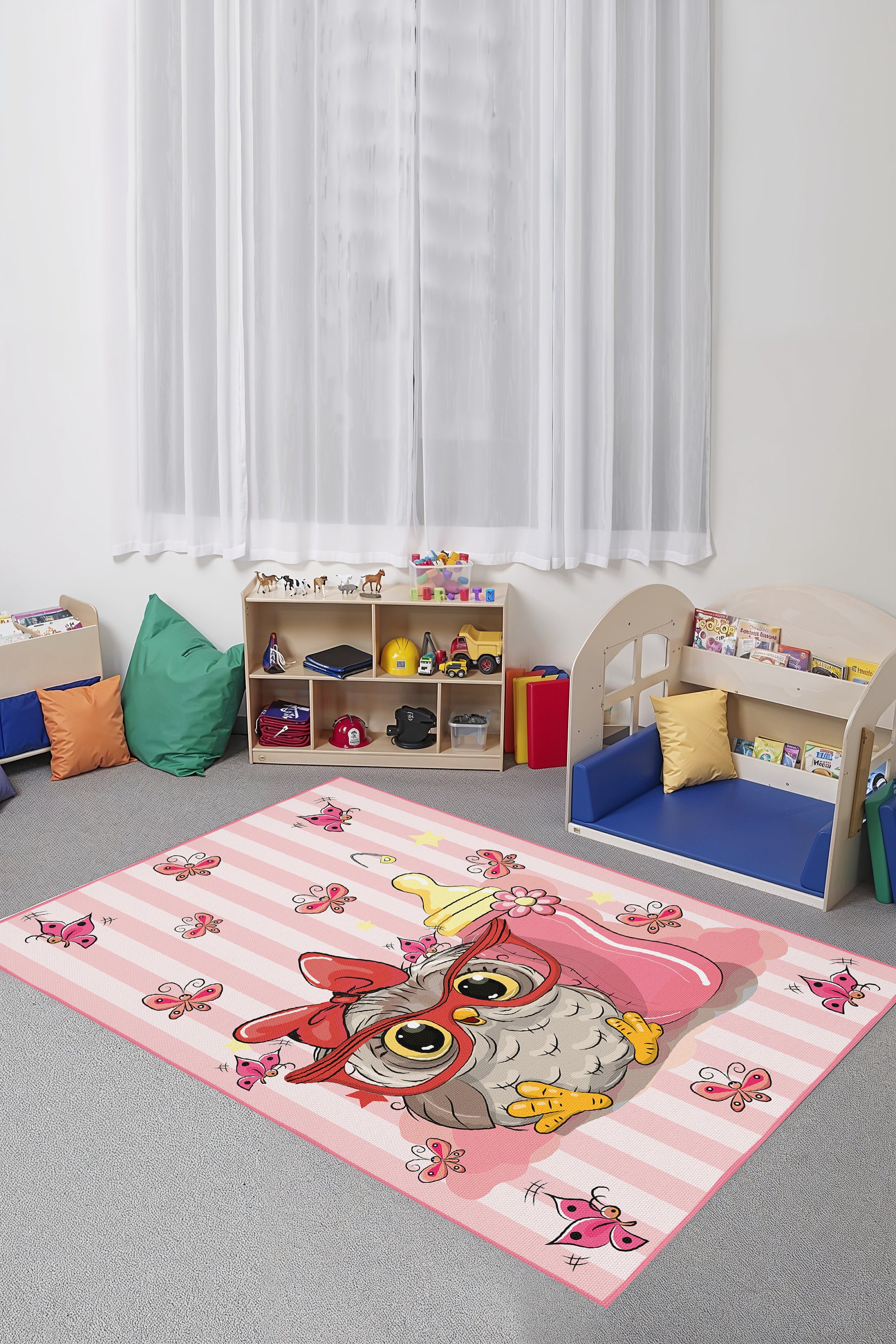 Realistic Kids Rug Mockup PSD Rug Mockups Insert Design via Photoshop ...