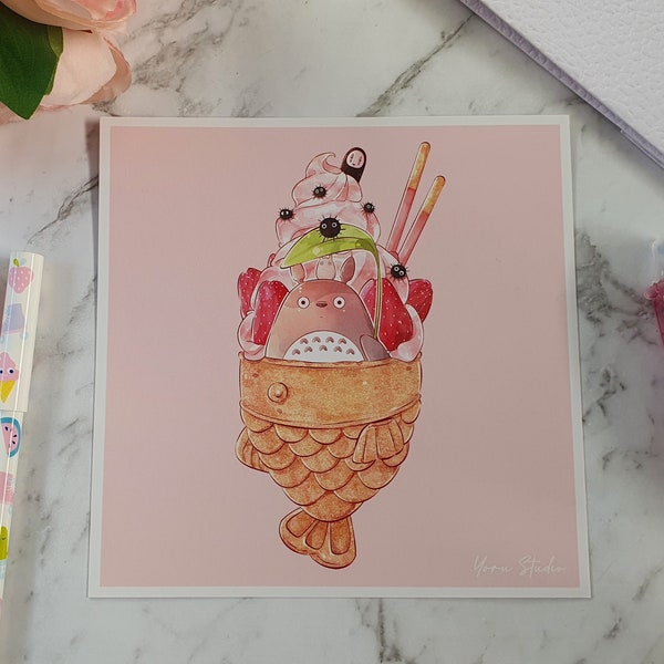 Totoro Print - Etsy