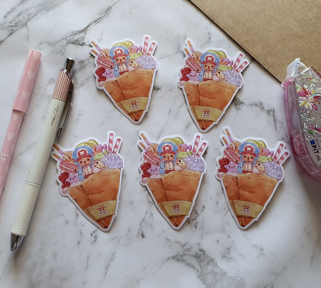 Cute Anime Crepe Vinyl Sticker Kawaii Sticker Car Laptop Tablet Phone ...