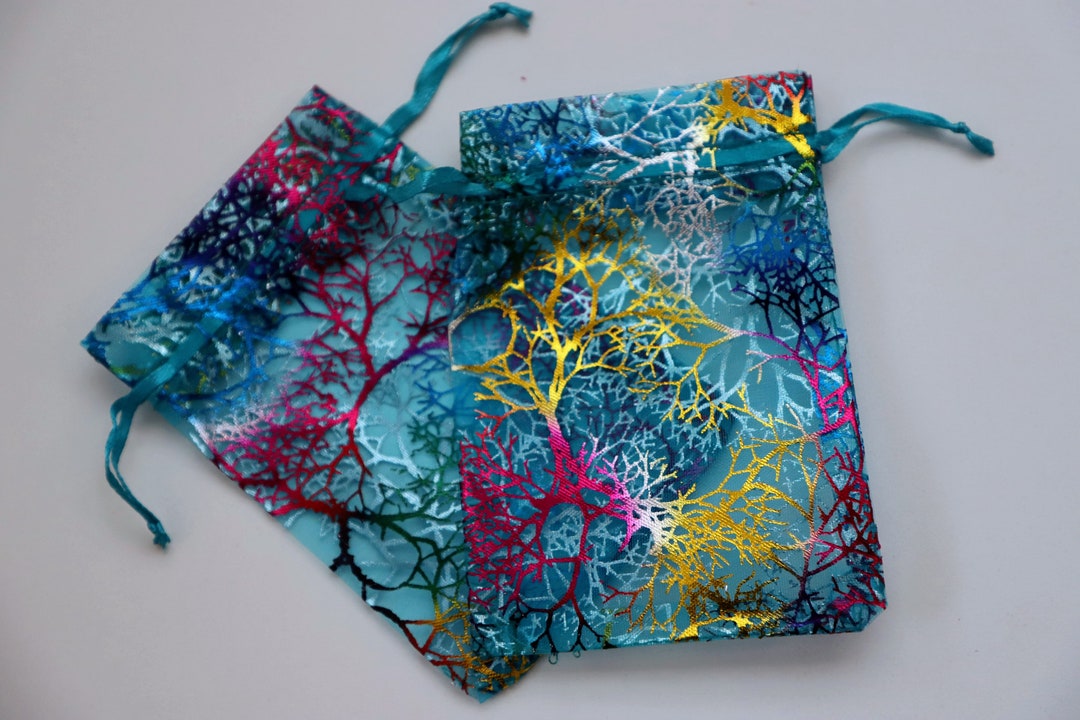Premium Organza Bags, Satin Drawstring, Wedding Gift Bag, Party Goodie ...