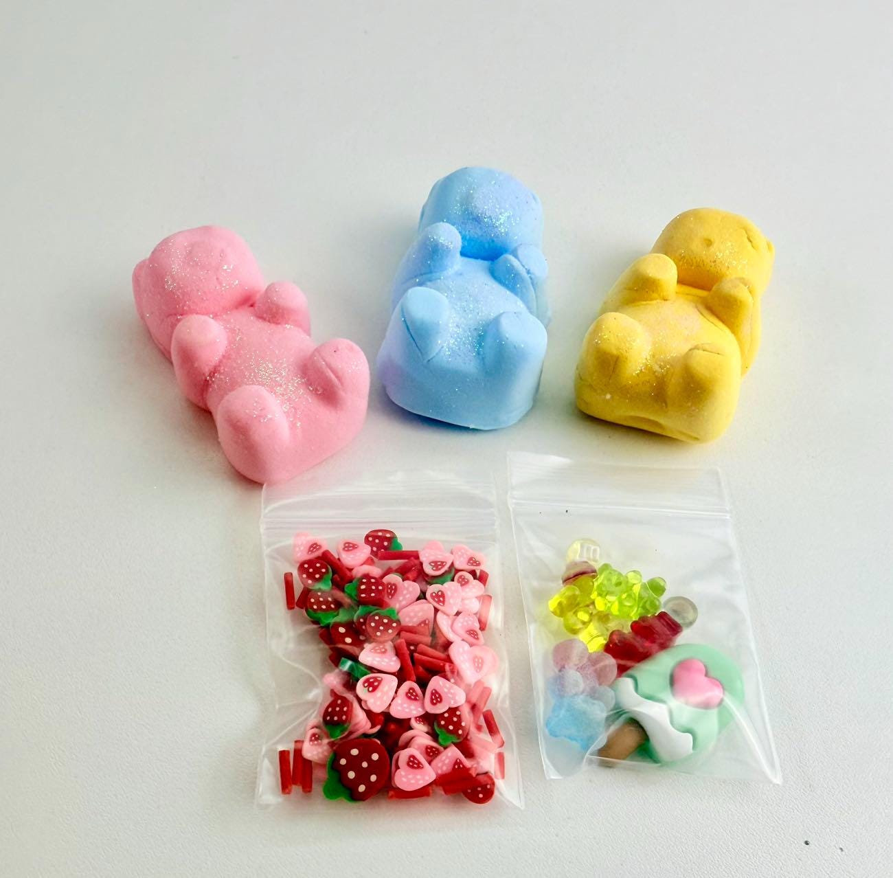 Slime DIY Slime Kit Gummy Bear Slime Bear-y Sweet Stretch Toy Stress ...