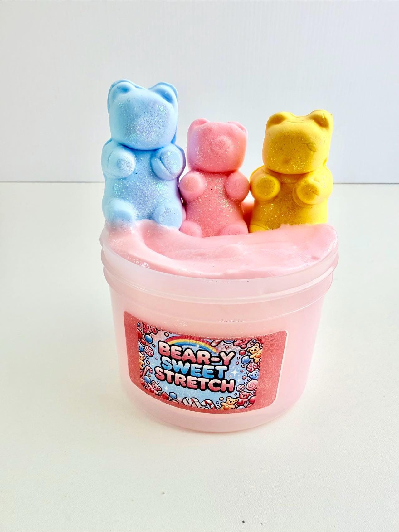 Slime DIY Slime Kit Gummy Bear Slime Bear-y Sweet Stretch Toy Stress ...