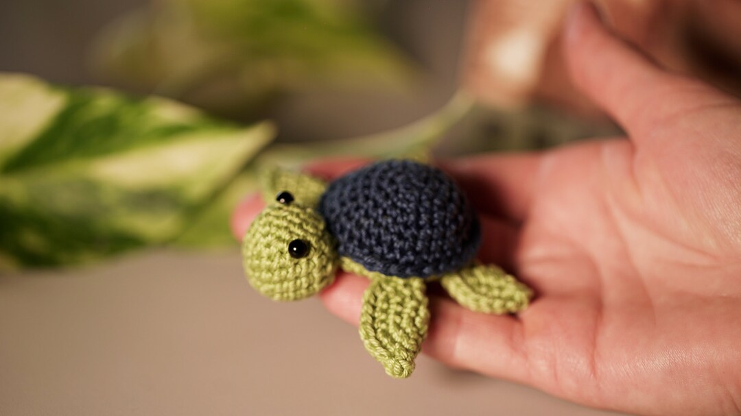 Tortue au crochet, mini tortue, amigurumi, fait main, tortue, idée ...