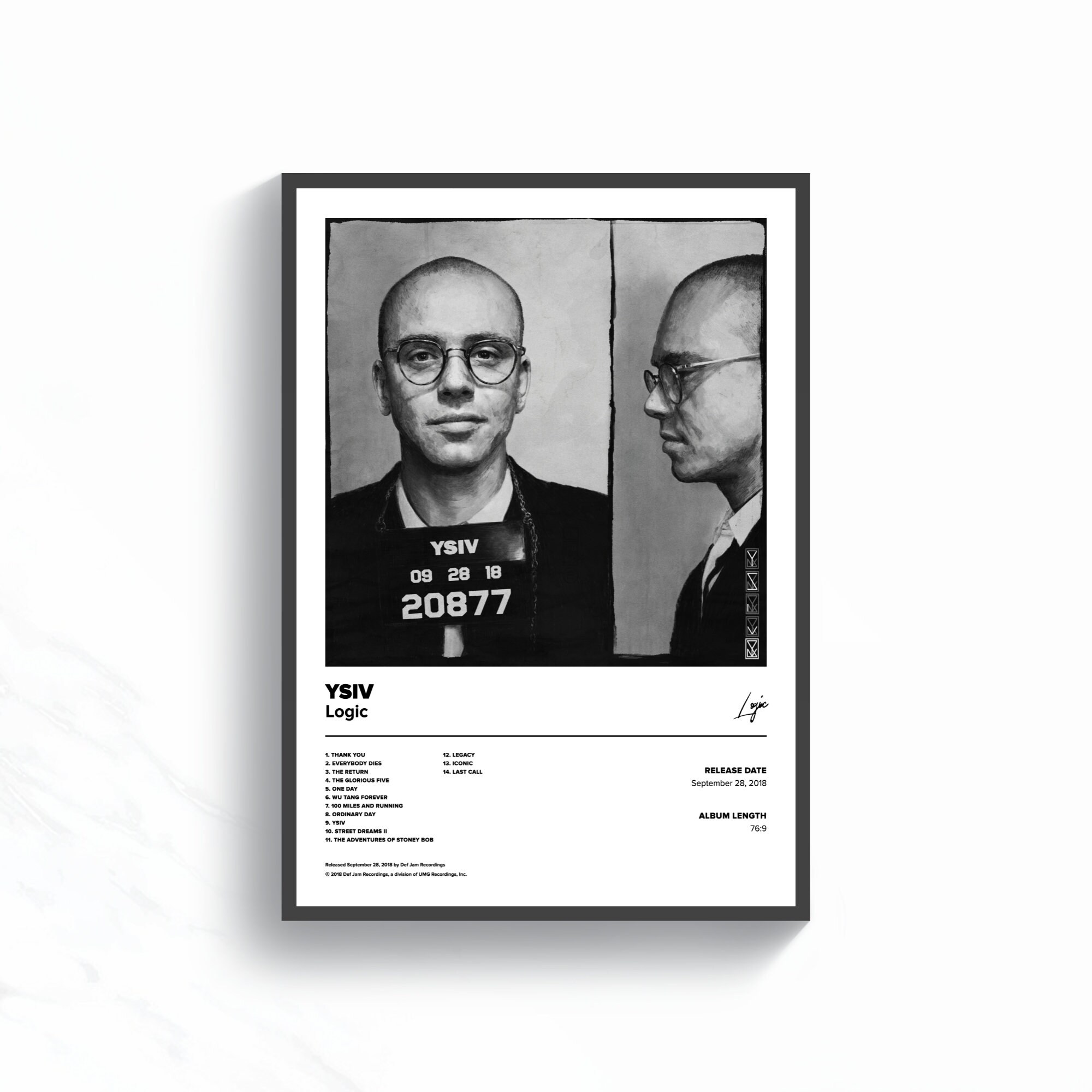 Logic Poster Ysiv Album Cover Unframed Poster Print Wall | Etsy Logic Poster Ysiv Album Cover Unframed Poster Print Wall | Etsy
