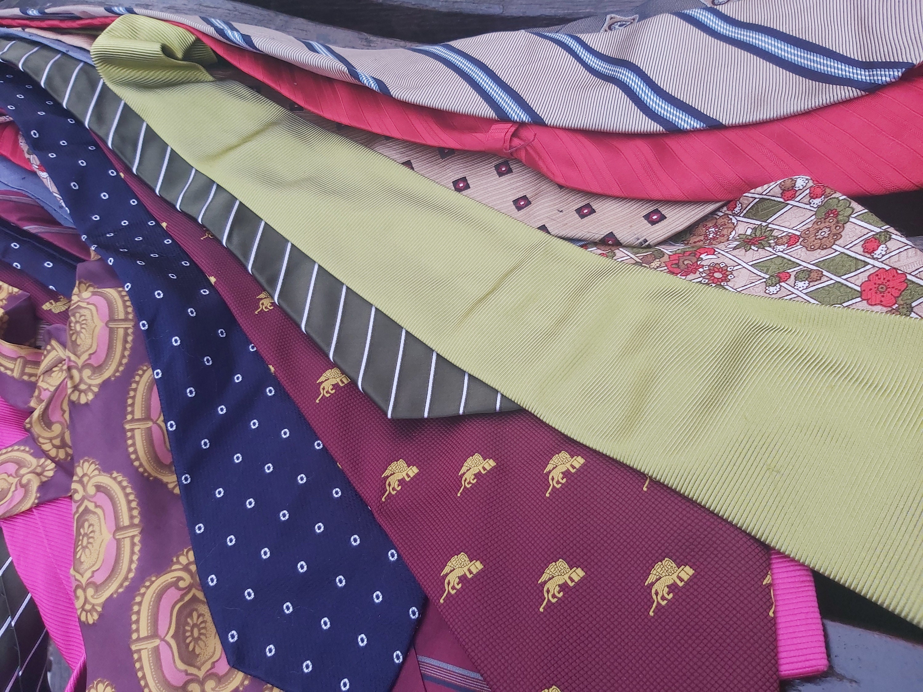 13 Pure Silk Ties Most of Them Made in Italy - Etsy