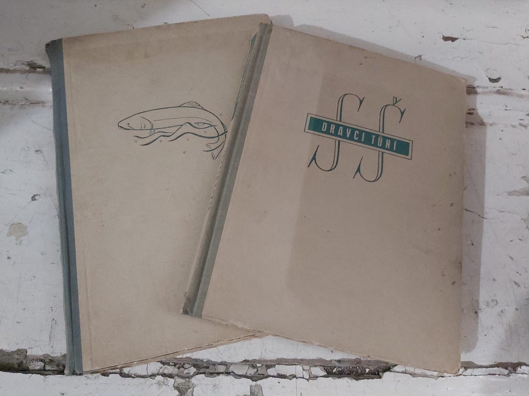 Two Rare Vintage Books on Fishing From the 1950s From Czechoslovakia ...