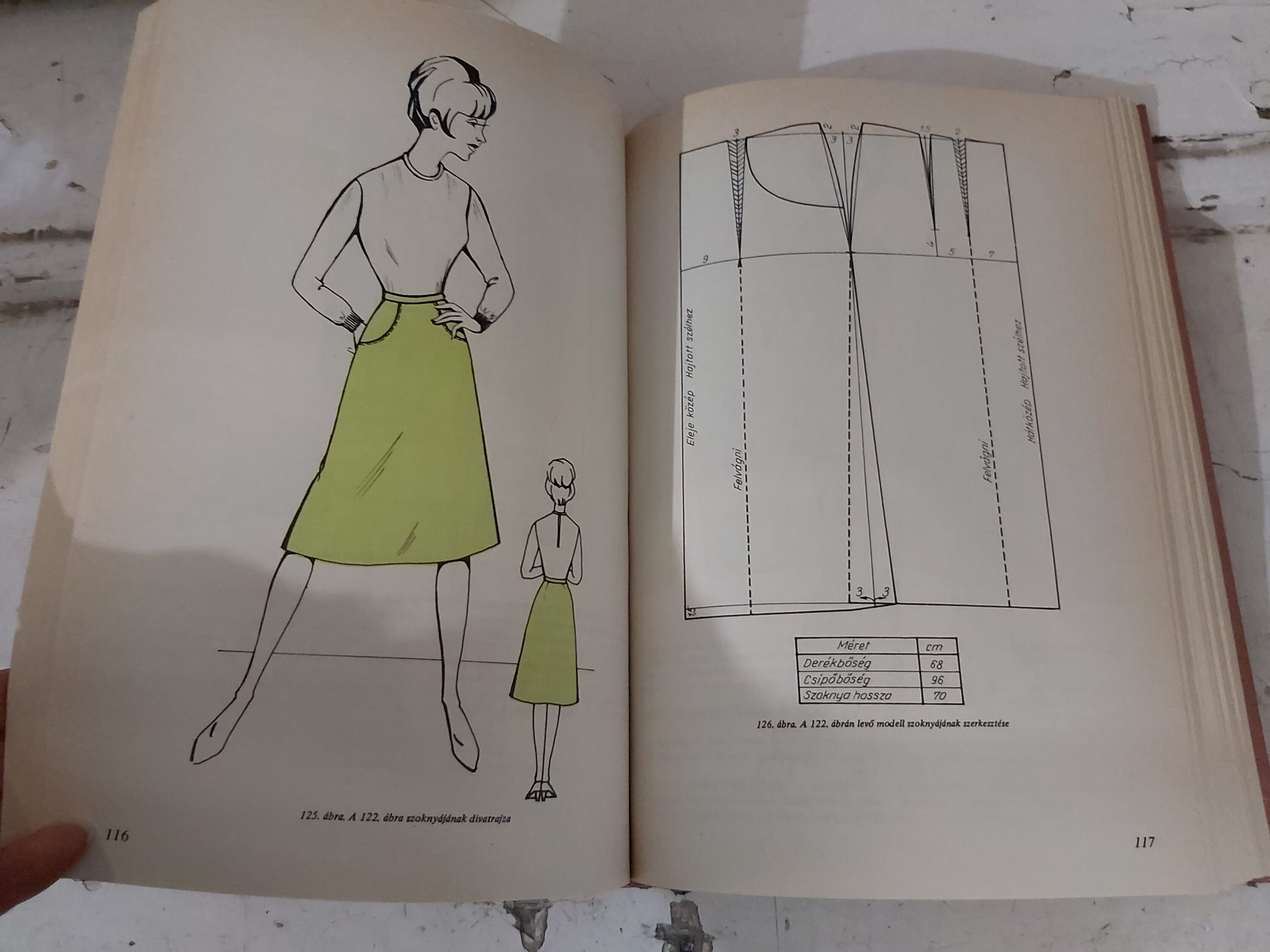 Sewing Pattern Drawing for Ladies Dressmakers Taylors Milliners French ...
