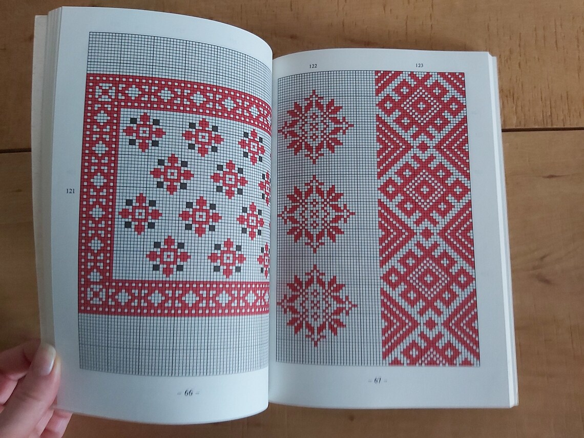 Traditional Eastern-european Folk Cross-stitch Embroidery - Etsy