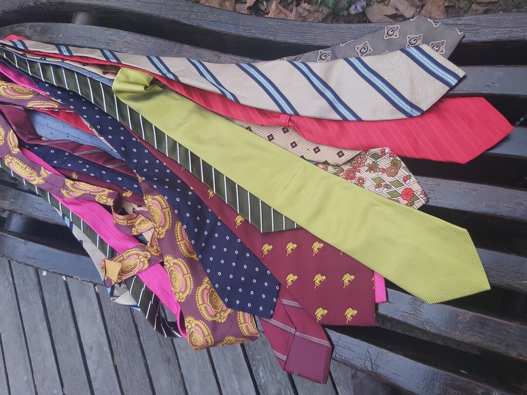 13 Pure Silk Ties Most of Them Made in Italy - Etsy