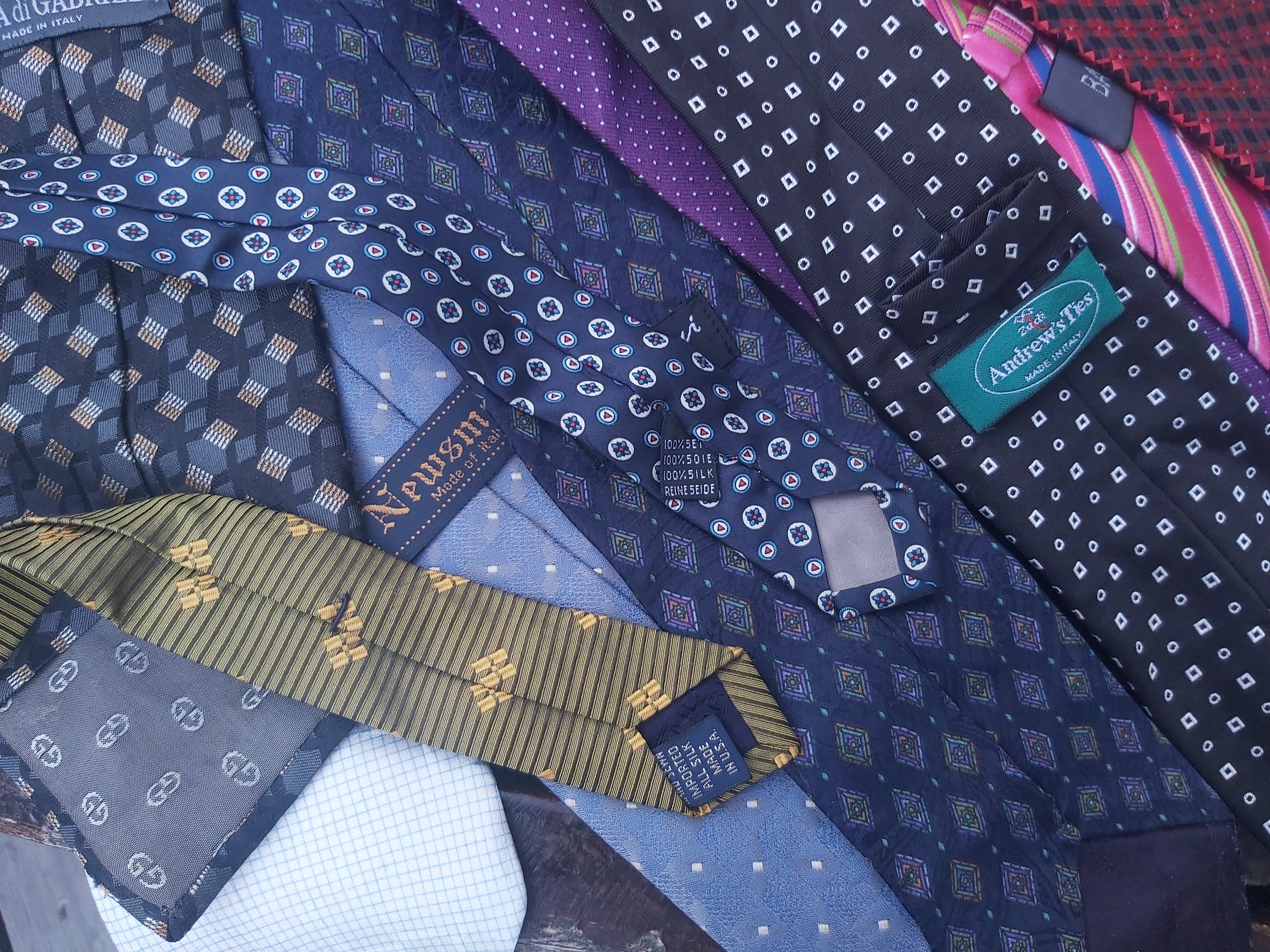 13 Pure Silk Ties Neckties Most of Them Are Made in Italy - Etsy
