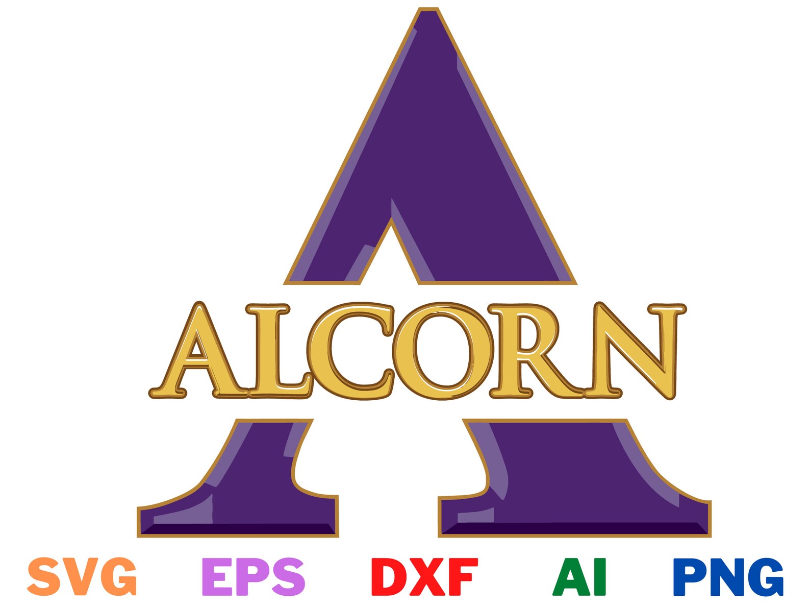 Alcorn State Braves Digital Download svg/png/dxf/eps/ai | Etsy