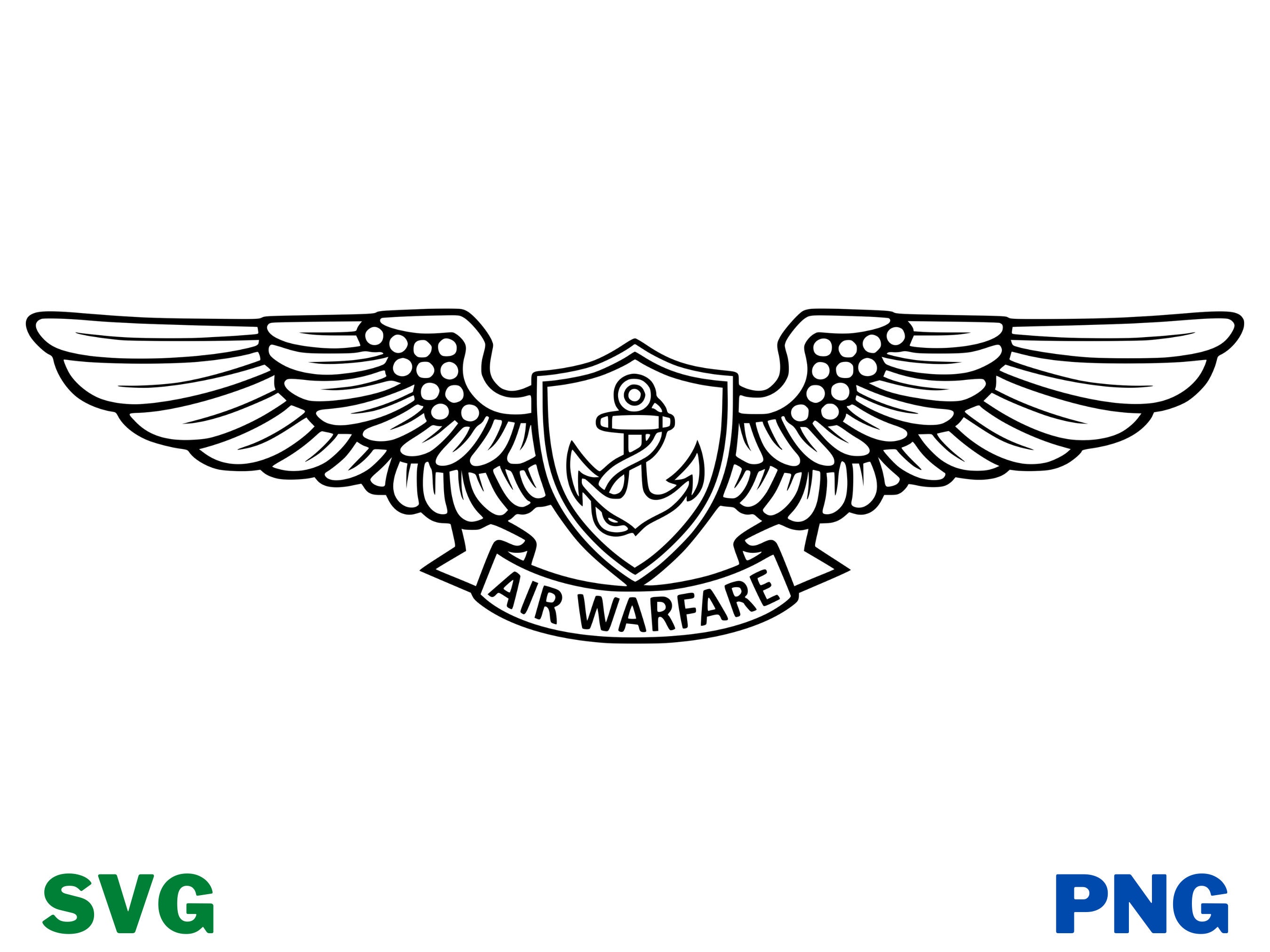 Navy Enlisted Aviation Warfare Specialist Insignia SVG | Etsy