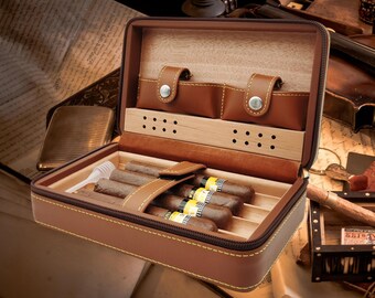 Portable Cigar Case - Etsy