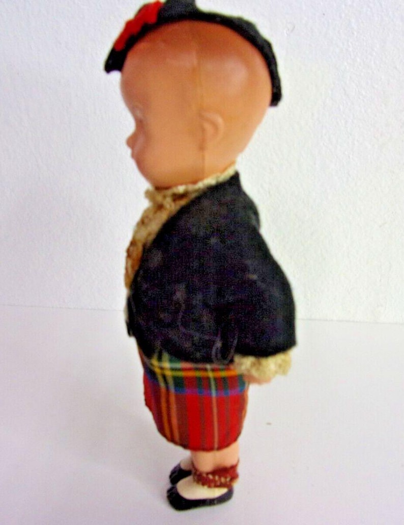 Vintage 1950's Roddy Scottish Doll Made in England- Hard Plastic - Etsy