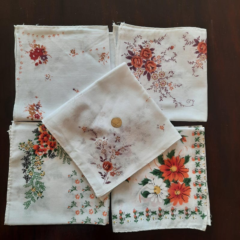 Vintage Handkerchief - Etsy