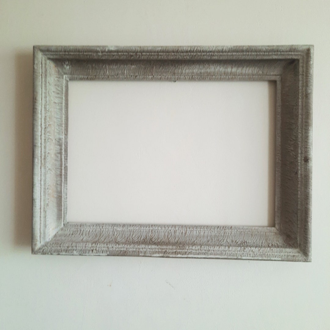 Large Wooden Picture Frame. Family Photo Frame. Vintage Wooden - Etsy