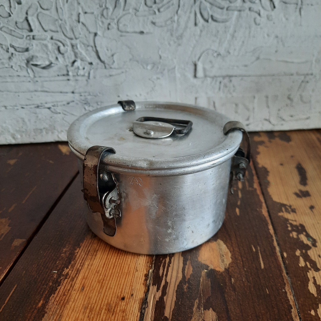 Retro Military Lunch Box, Army Food Can, Soldier, Vintage Military ...