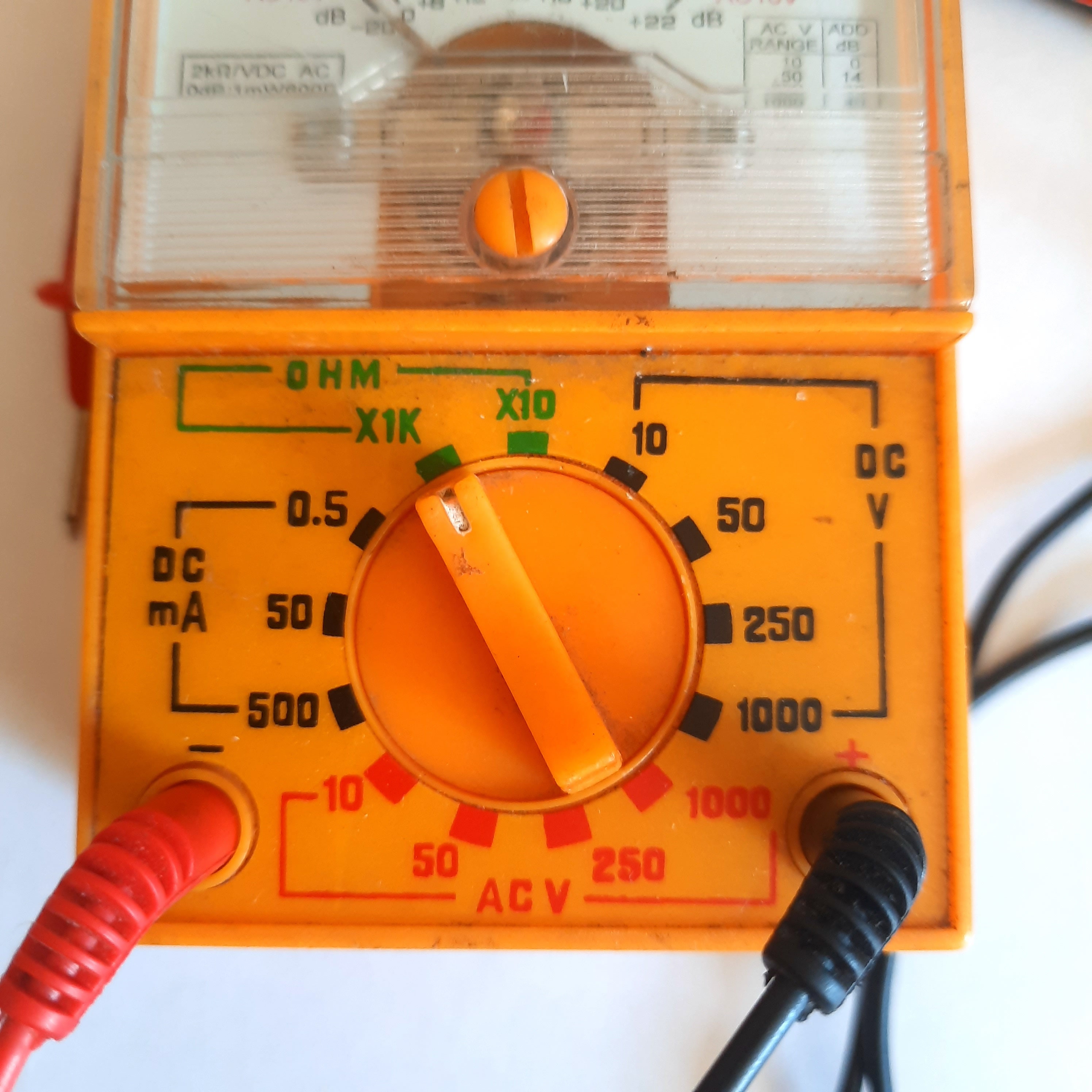 Vintage Analog Multimeter. Analog Multimeter. Ohm Volt Amp.. Diode ...
