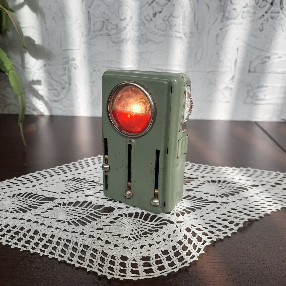 Vintage Military Lantern With 4 Colors. Hurricane Lantern Four - Etsy