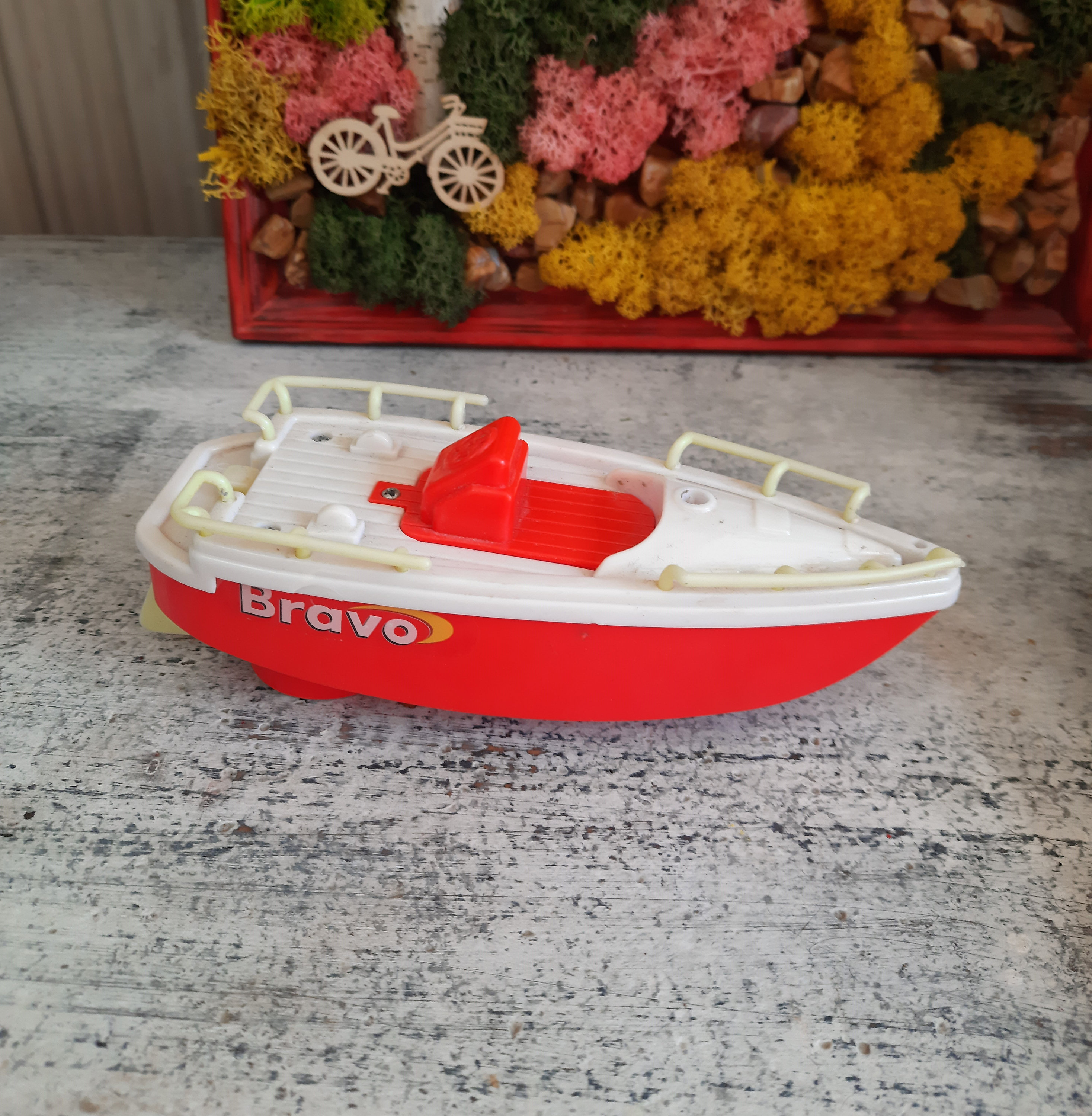 Vintage Plastic Toy Boats